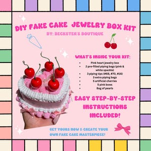 DIY Fake Cake Jewelry Box Kit - Etsy