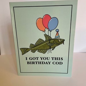 Birthday Cod - Etsy
