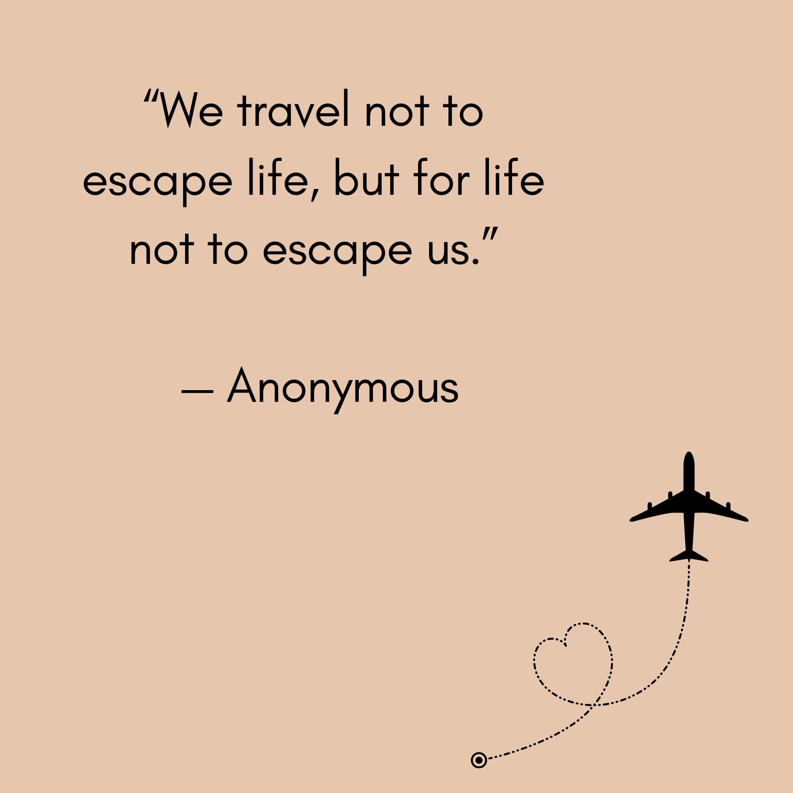 30 Travel Quotes About Life Posts and Canva Template for Social Media ...