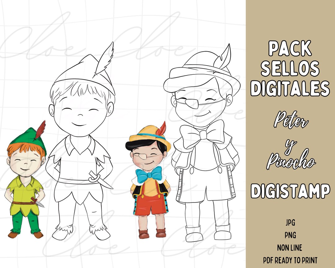 Carnival PINOCCHIO AND PETER PAN - Etsy