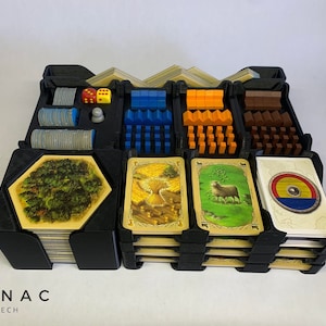 Base Catan Organizer Set | Senac LLC | Compatible With Settlers of ...