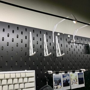 1 Pair | IKEA SKADIS PEGBOARD | 25mm 3 Prong | Accessory Mechanical ...