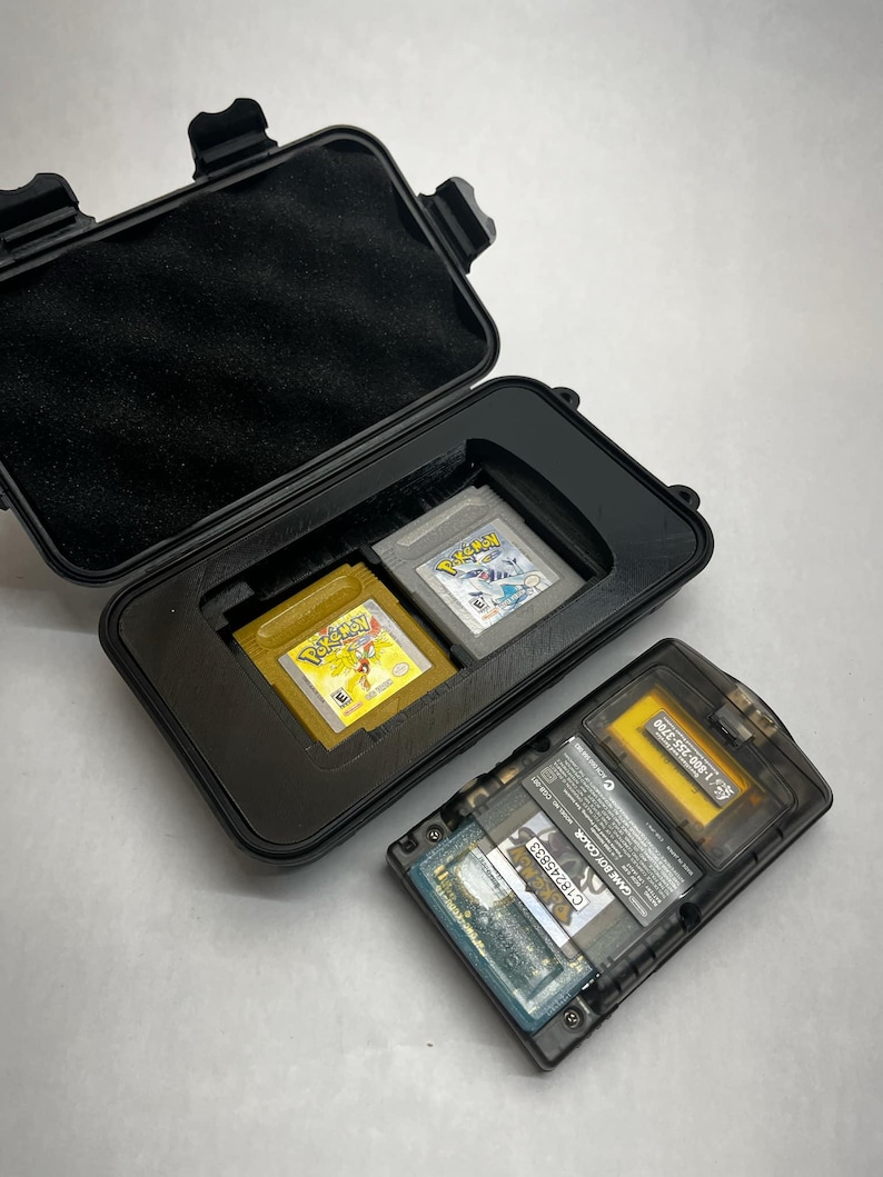 Gameboy Color Carrying Case - Holds 3 Games - Protective Case for ...