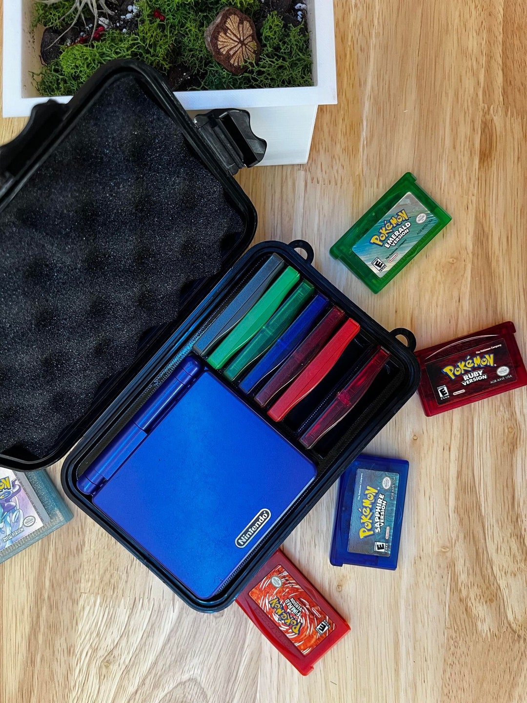 Protective Carrying Case for Gameboy Advance SP | SENACLLC | Holds 12 ...