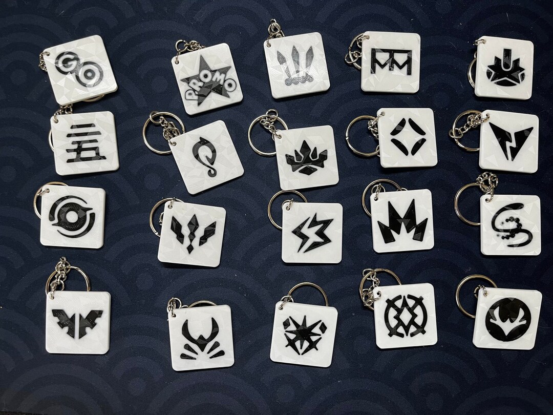 Pokemon Set Symbol Keychain Tag List | Senacllc | Pokemon Organization ...