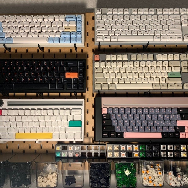 Pegboard Keyboard Holder - Etsy