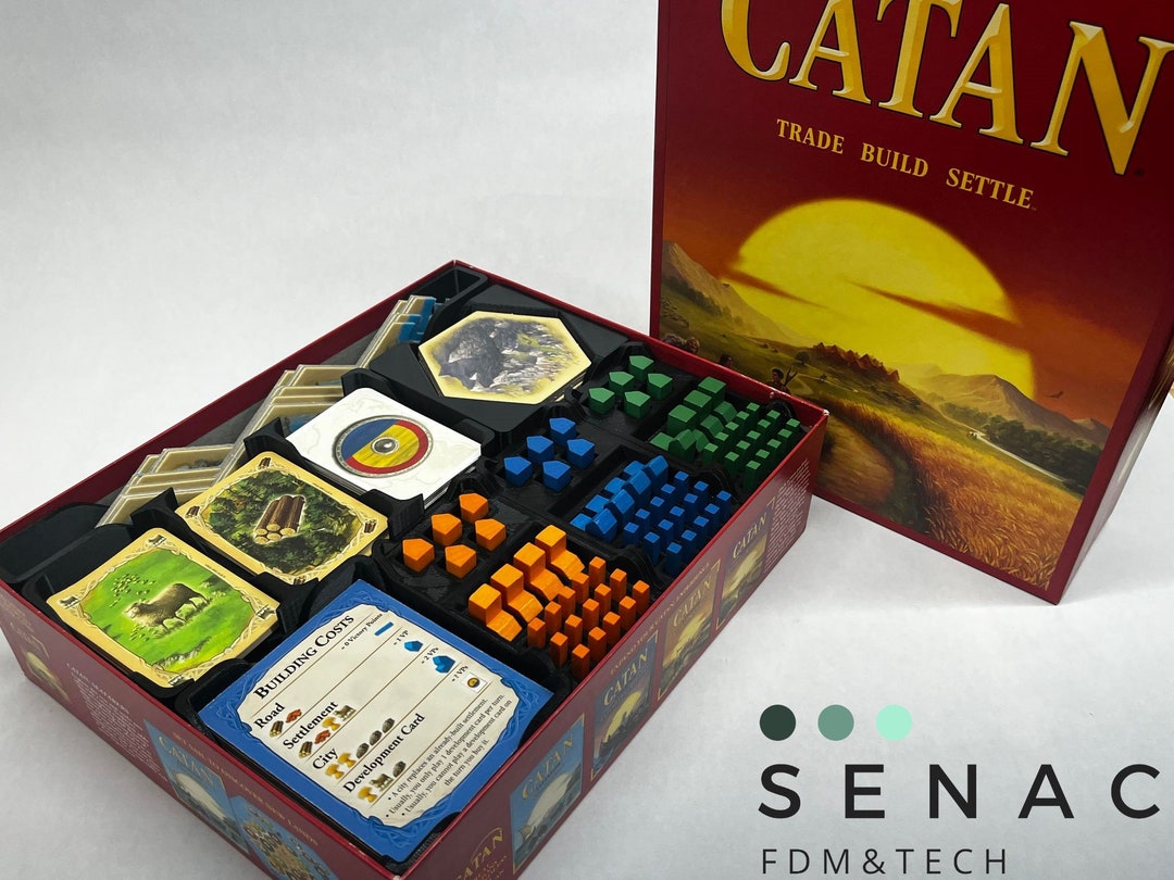 Base Catan Organizer Set V2.0 | Senac LLC | Compatible With Settlers of ...
