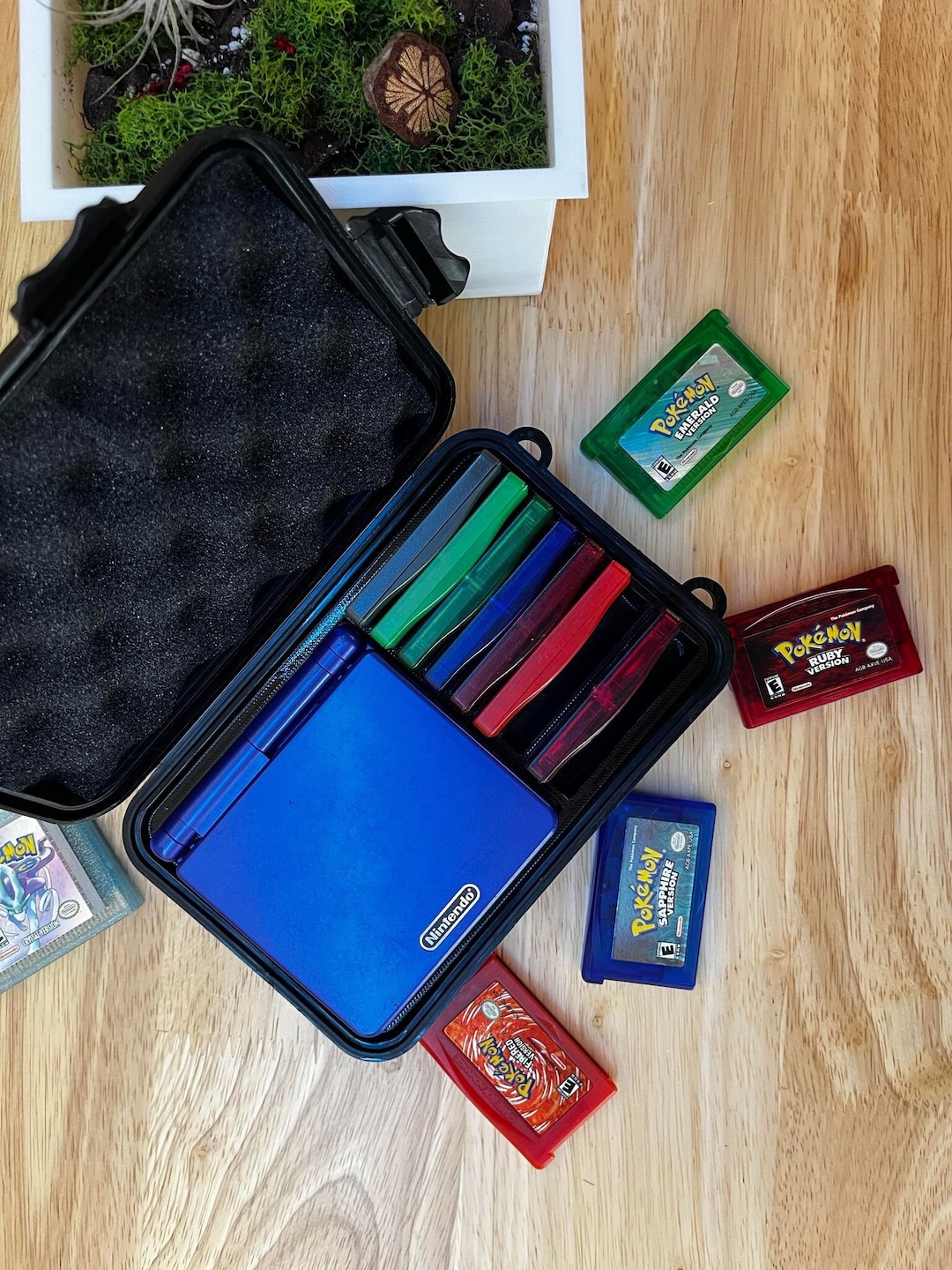 Protective Carrying Case for Gameboy Advance SP | SENACLLC | Holds 12 ...