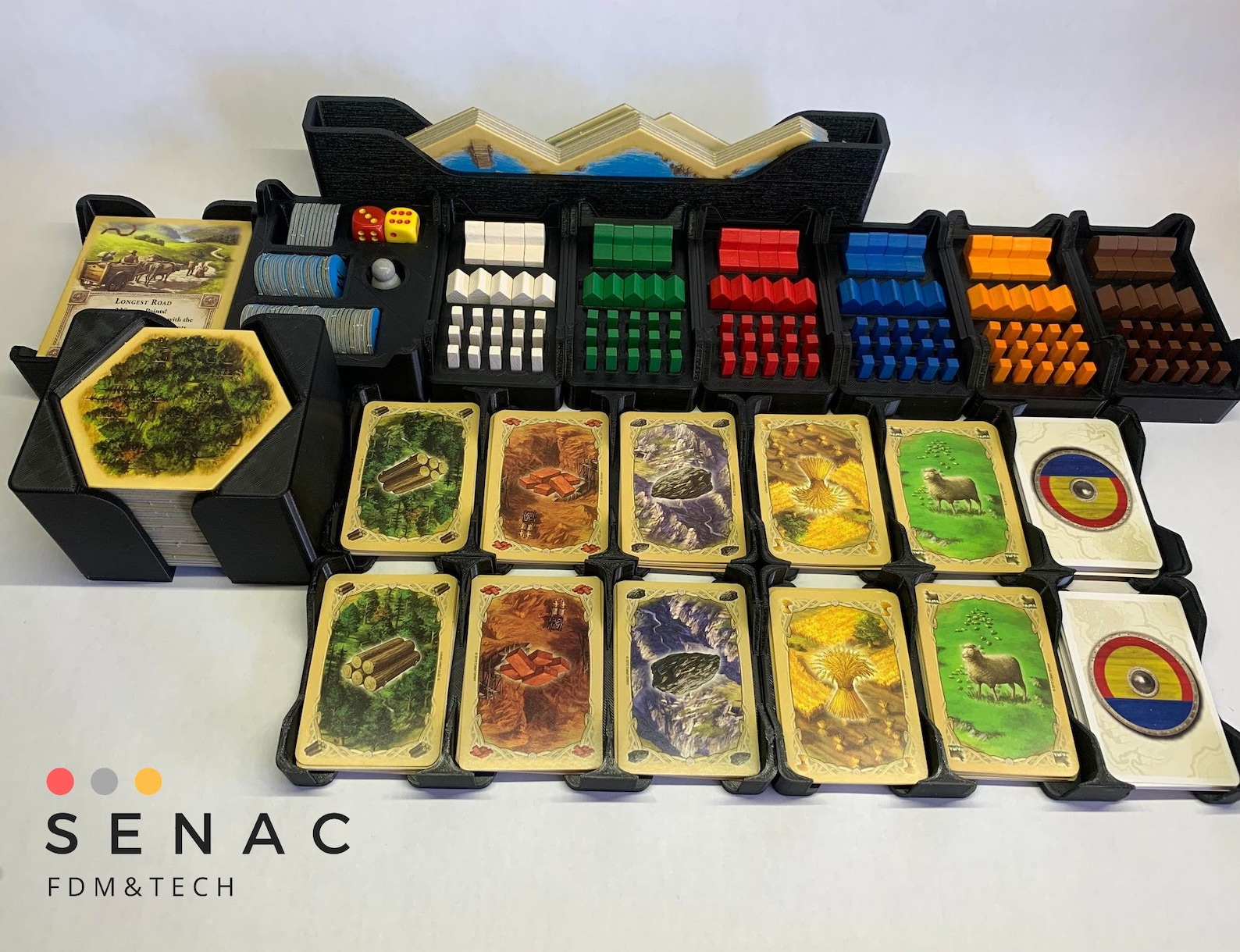 Base Catan Organizer Set | Senac LLC | Compatible With Settlers of ...