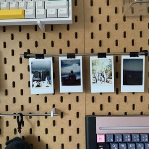 SKADIS Polaroid Rack Photo Holder and Accessories Hanger Stainless ...