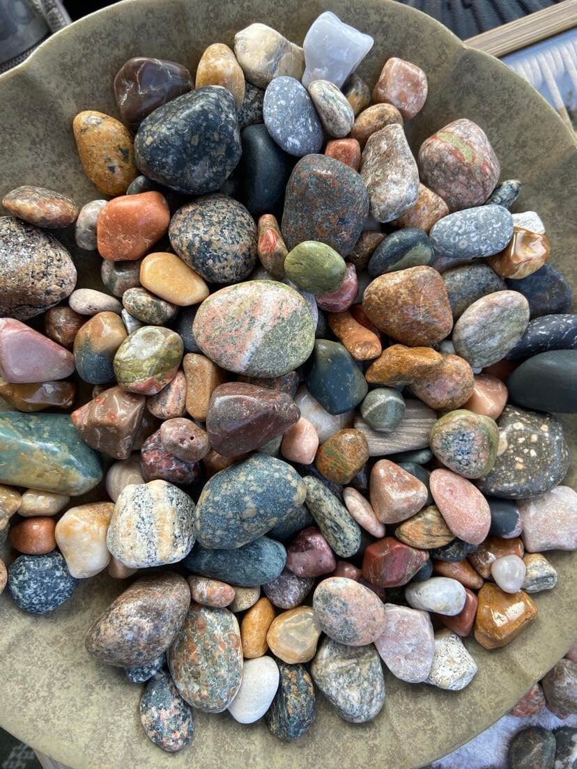 1.5lb Michigan Polished Rocks/ Michigan Tumbled Rocks & Minerals/ Rock ...