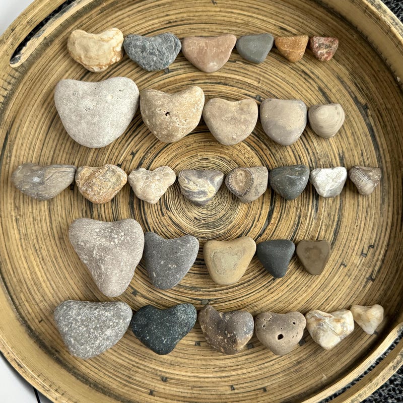 Heart Shaped Rocks - Etsy
