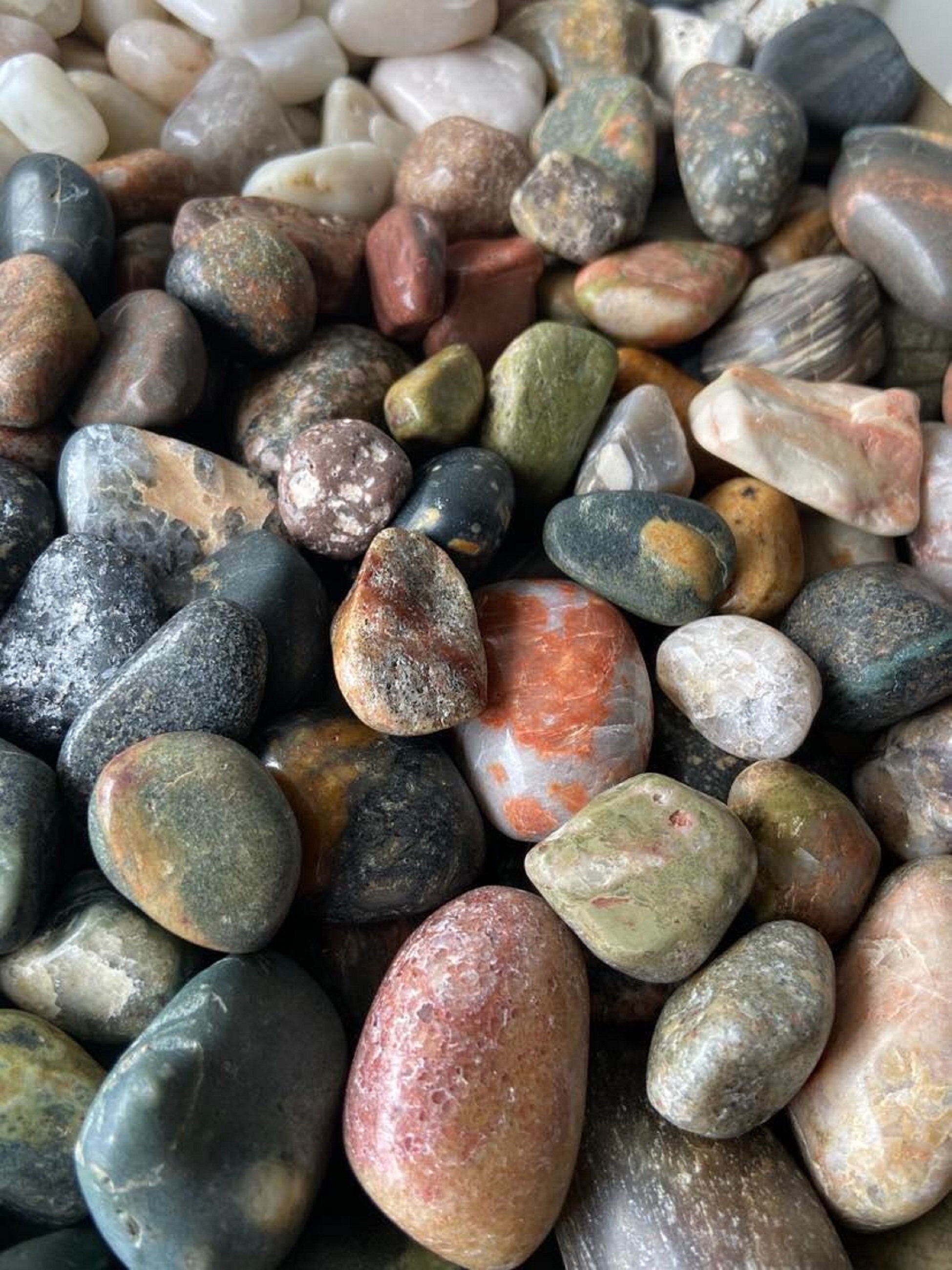 1lb Michigan Polished Rocks / Tumbled Rocks & Minerals / Michigan Rock ...