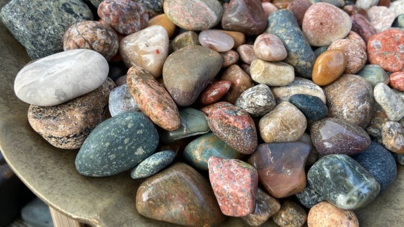 1.5lb Michigan Polished Rocks/ Michigan Tumbled Rocks & Minerals/ Rock ...