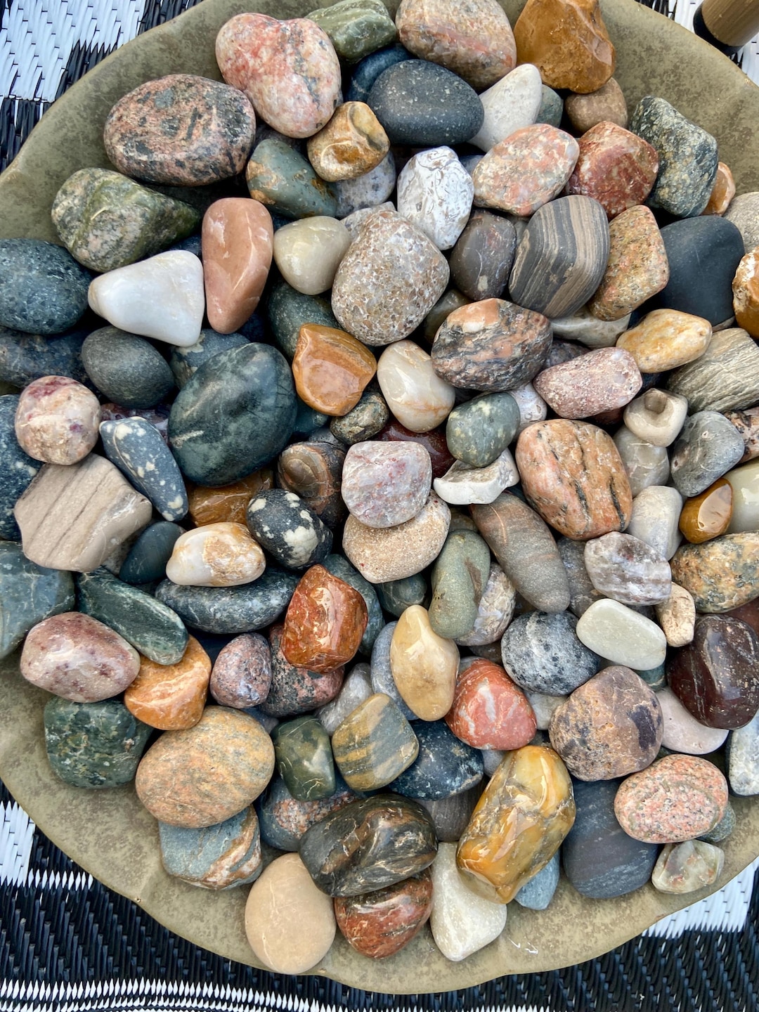 1lb Michigan Polished Rocks / Tumbled Rocks & Minerals / Michigan Rock ...