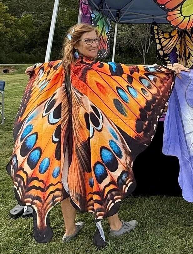 Swallowtail: Yellow, Blue, Orange, Adult Costume Butterfly, Pollinator ...