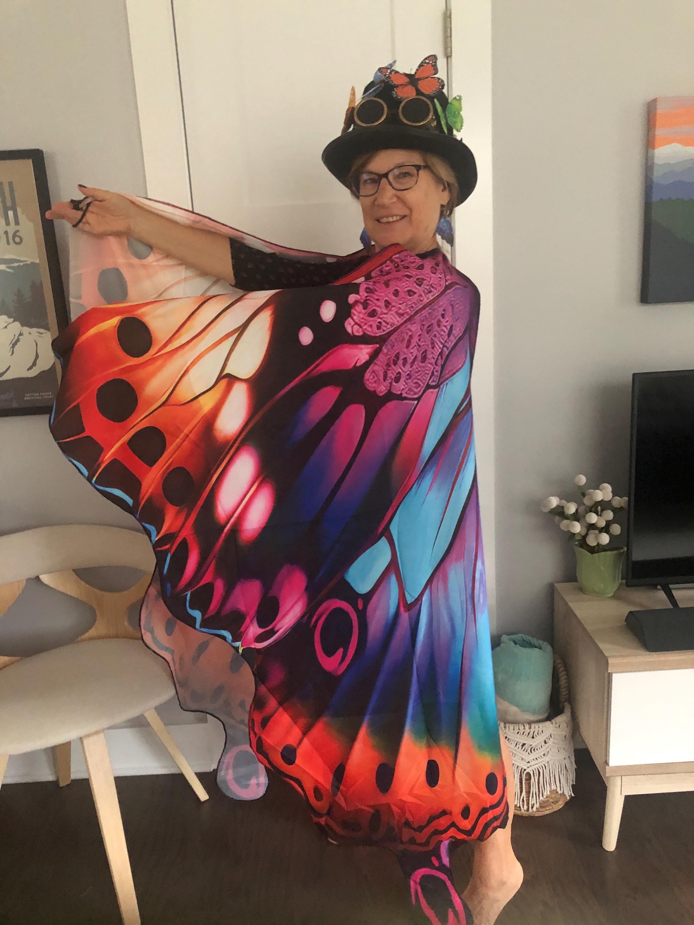 Swallowtail: Yellow, Blue, Orange, Adult Costume Butterfly, Pollinator ...