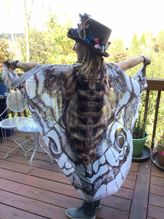 Adult Moth or Butterfly Wings Costume Blue Long Skirt - Etsy Australia