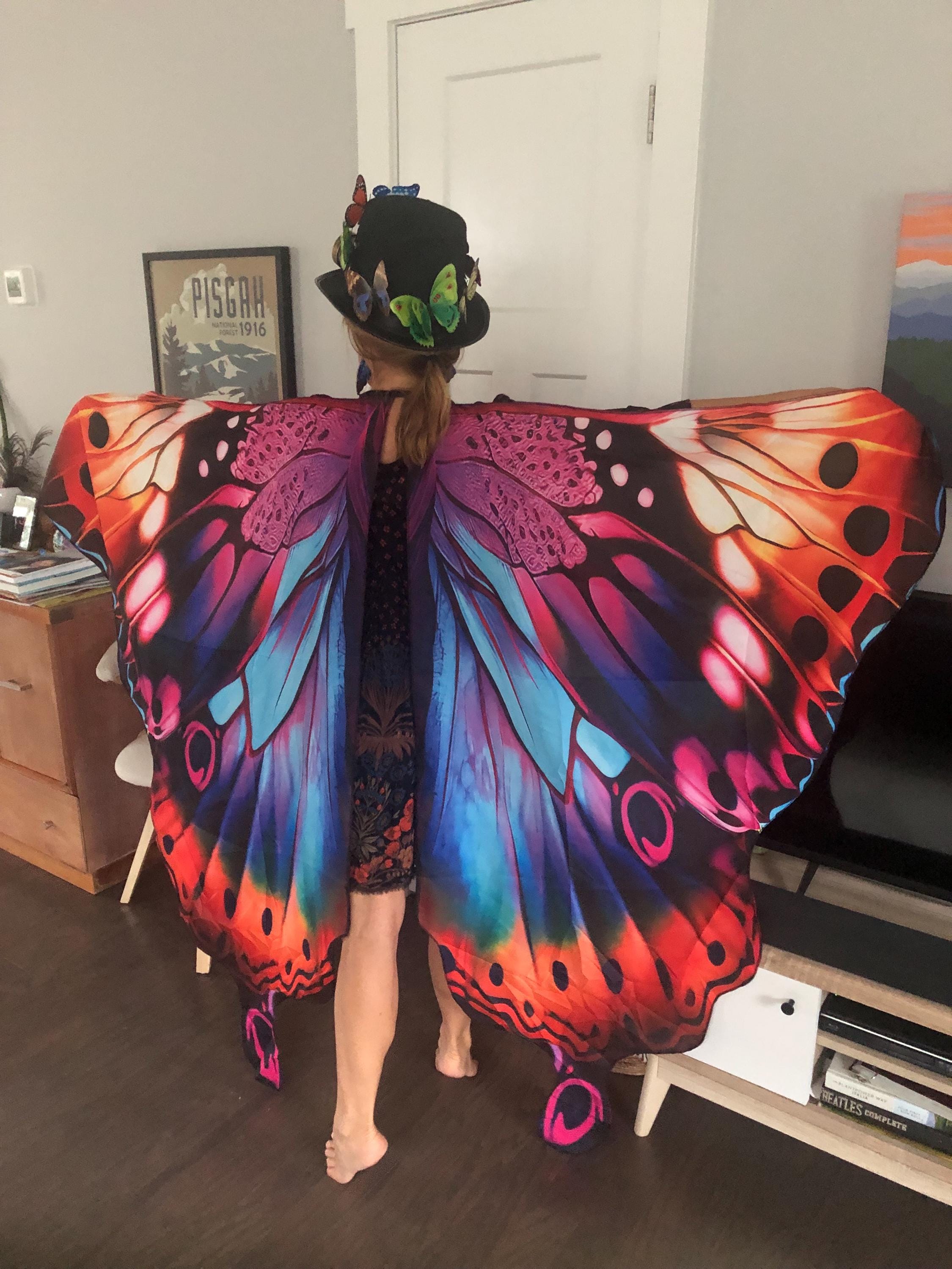 Swallowtail: Yellow, Blue, Orange, Adult Costume Butterfly, Pollinator ...