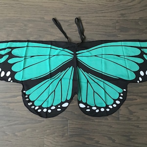 Mini Butterfly Wings: Preschool or Petite Costume With Wrist Loops ...