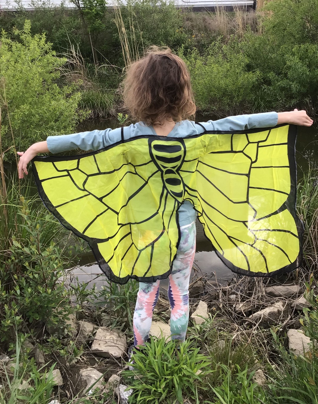 Kids Bee Costume Ages 3-9, Pollinator, Wings, Yellow, Honeybee, Stinger ...