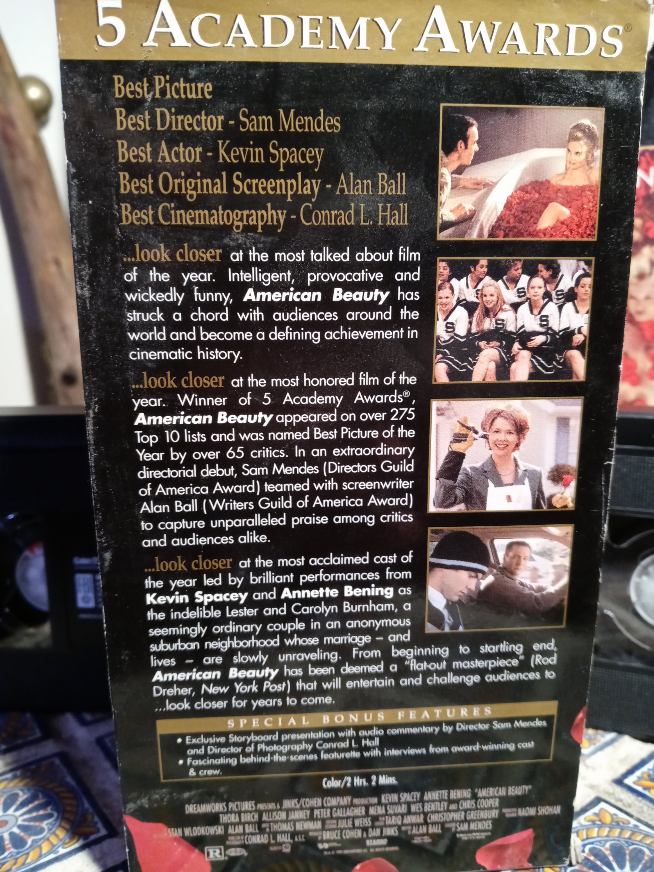 American Beauty VHS Collectors Edition Awards Edition 1999 2 | Etsy