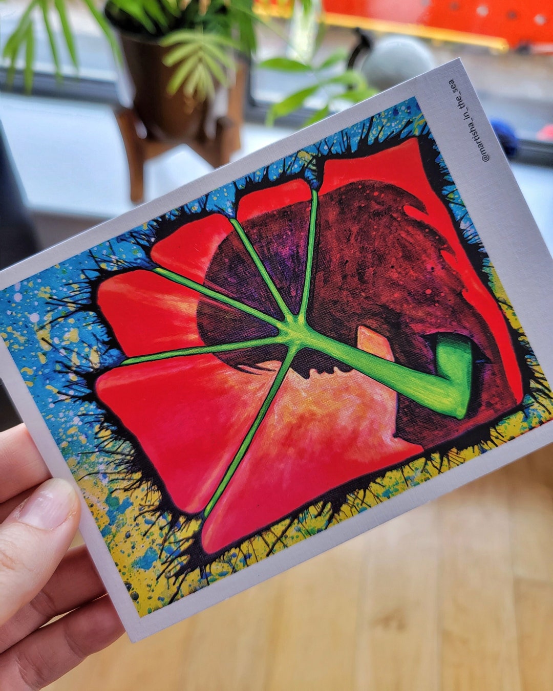 Dark Fantasy Art Print: Gothic Alien Portrait, Psychological Wall Decor ...