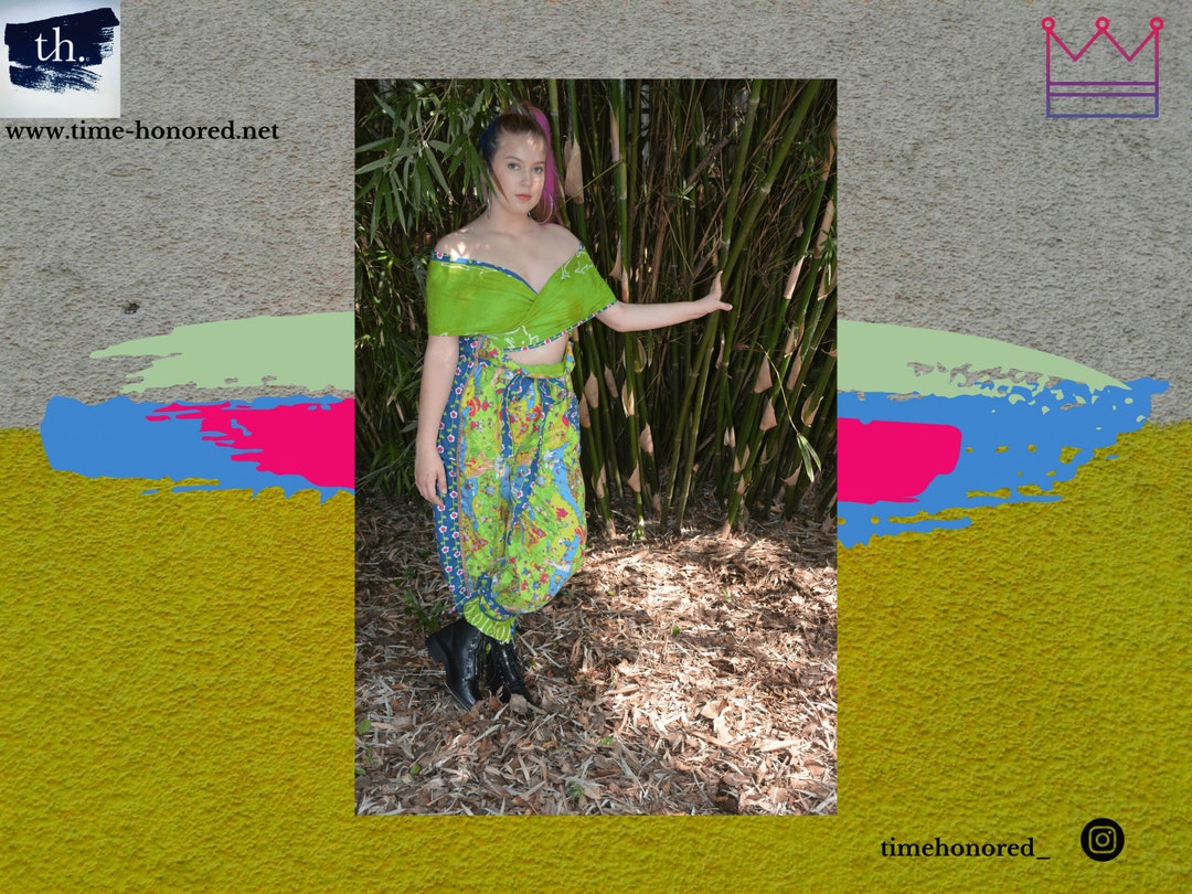 Indie Alt Style Tie-dye Reversible Side Princess Flannel Confetti Cork ...