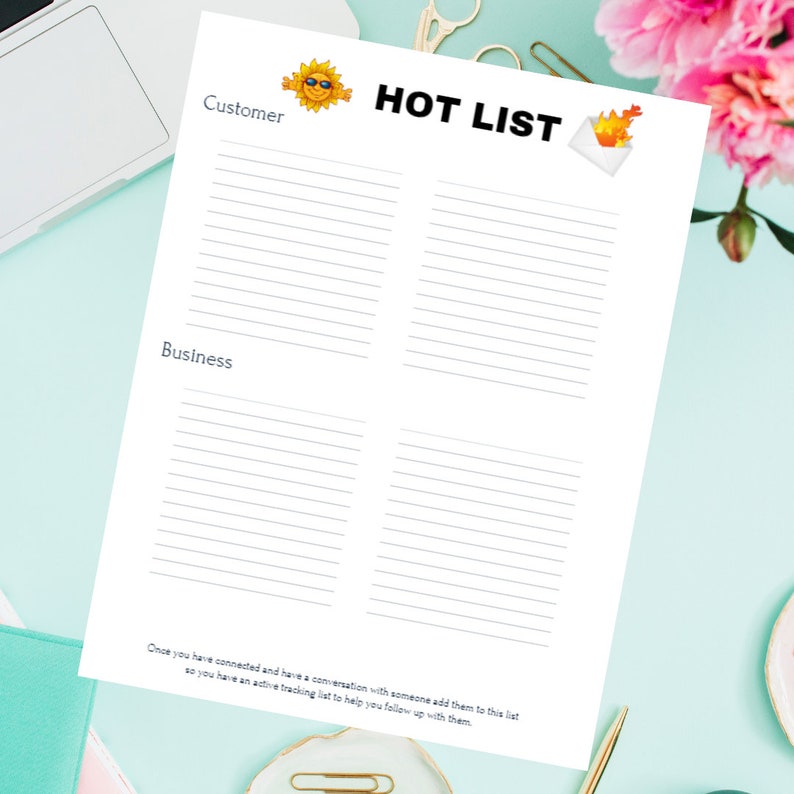 Power Hour Business Activity Tracker // Printable PDF - Instant ...