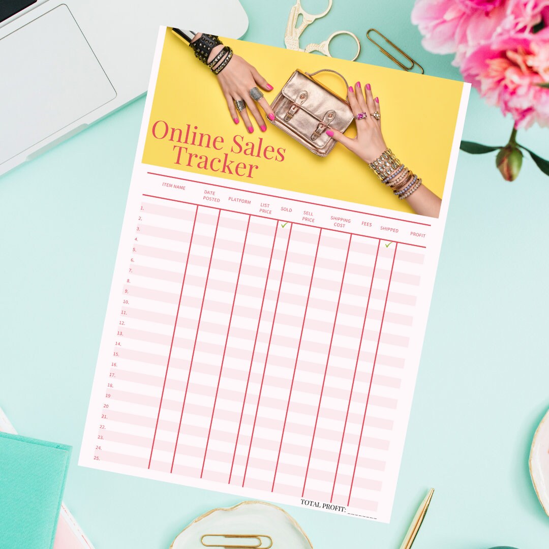 Online Sales Tracker - Etsy