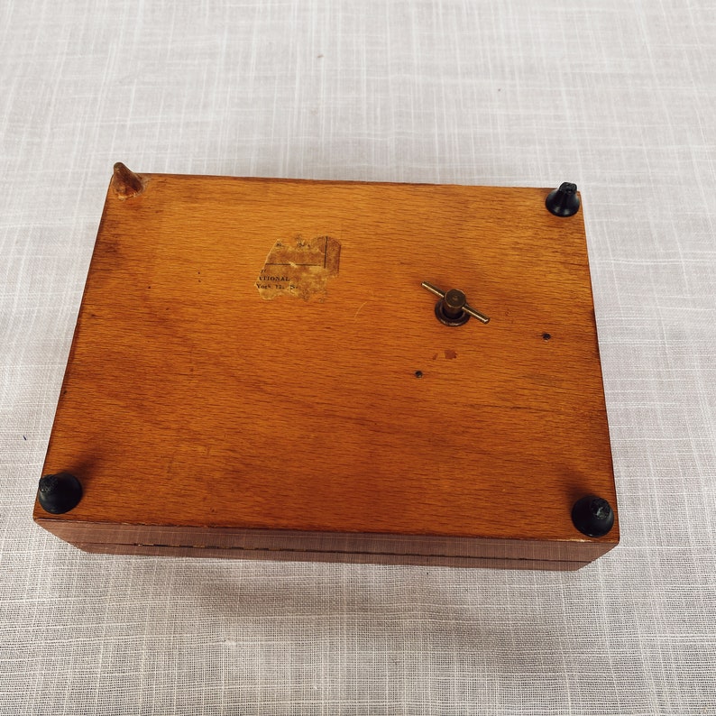 Vintage Sorrento Wood Inlay Cityscape Music Box Jewelry Box - Etsy