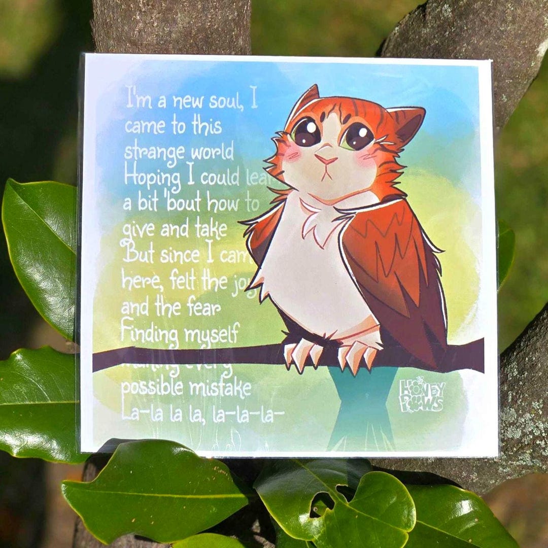 Meowl | Cat Owl Meme | Luster Art Print | New Soul - Etsy