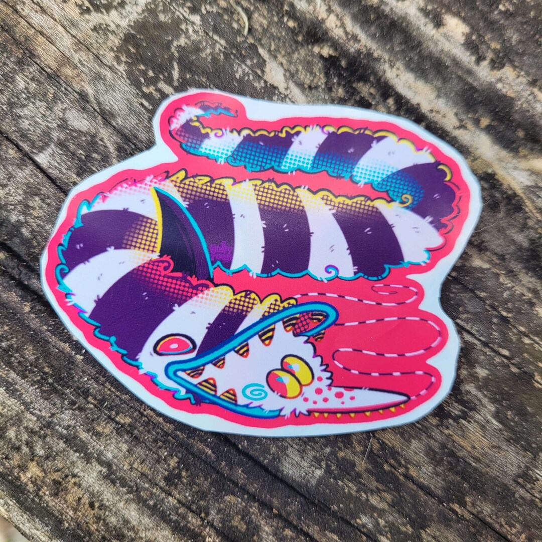 Sandworm on A String Beetlejuice Holographic Sticker - Etsy