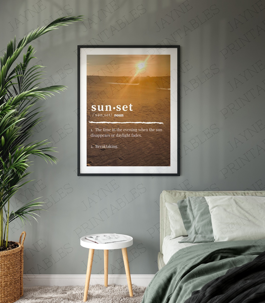 Sunset Definition Printable INSTANT DOWNLOAD - Etsy