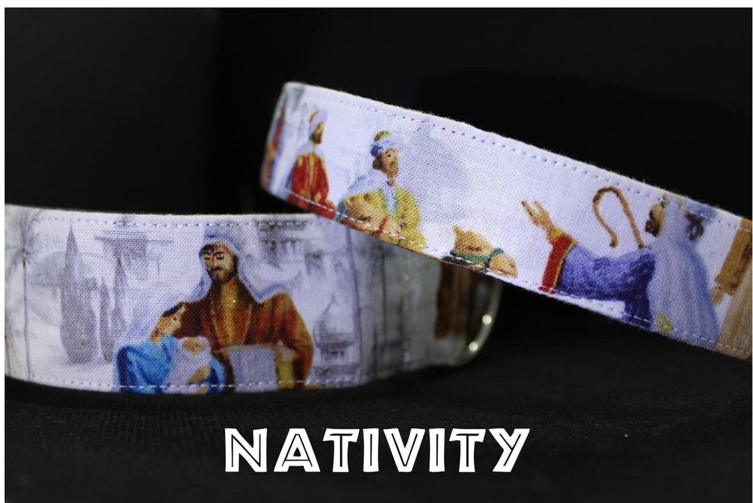 Nativity Dog Collar Christmas Dog Collar Jesus Dog Collar Religious Dog ...