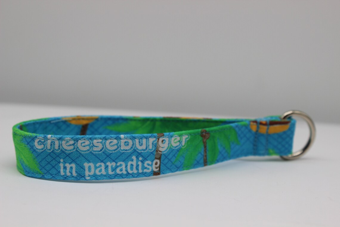 Fabric Key Fob Made With Licensed Jimmy Buffet Margaritaville Fabric ...