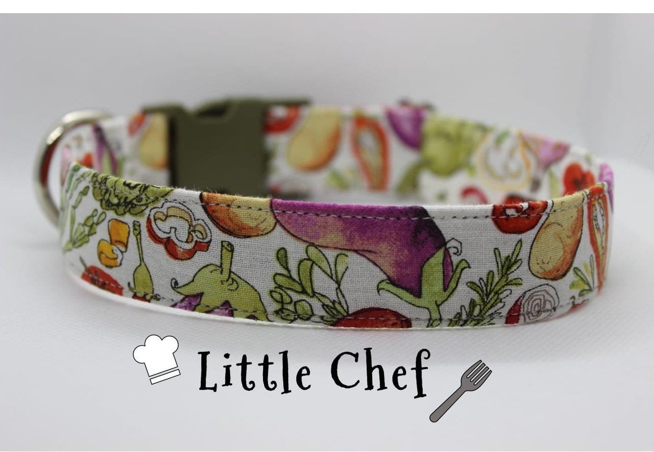 Cat Chef Collar Dog Food Cat Collar Vegetable Dog Collar | Etsy