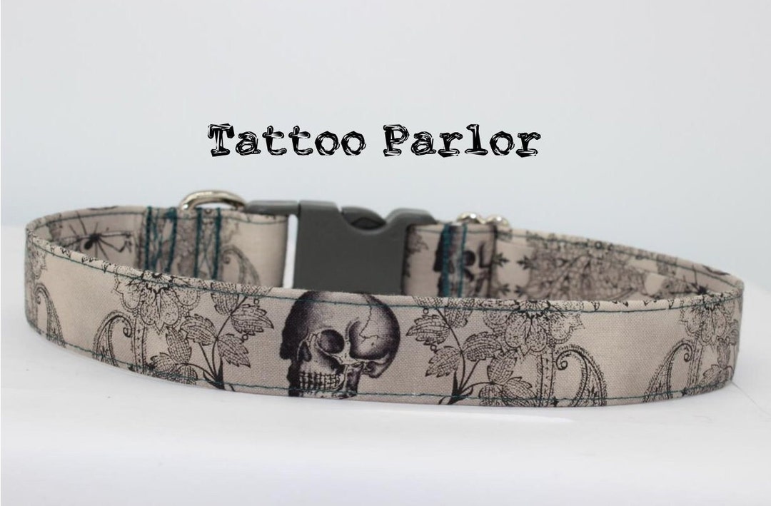 Skeleton Dog & Cat Collar, Black Geek Spider Dog/cat Collar, Scary ...