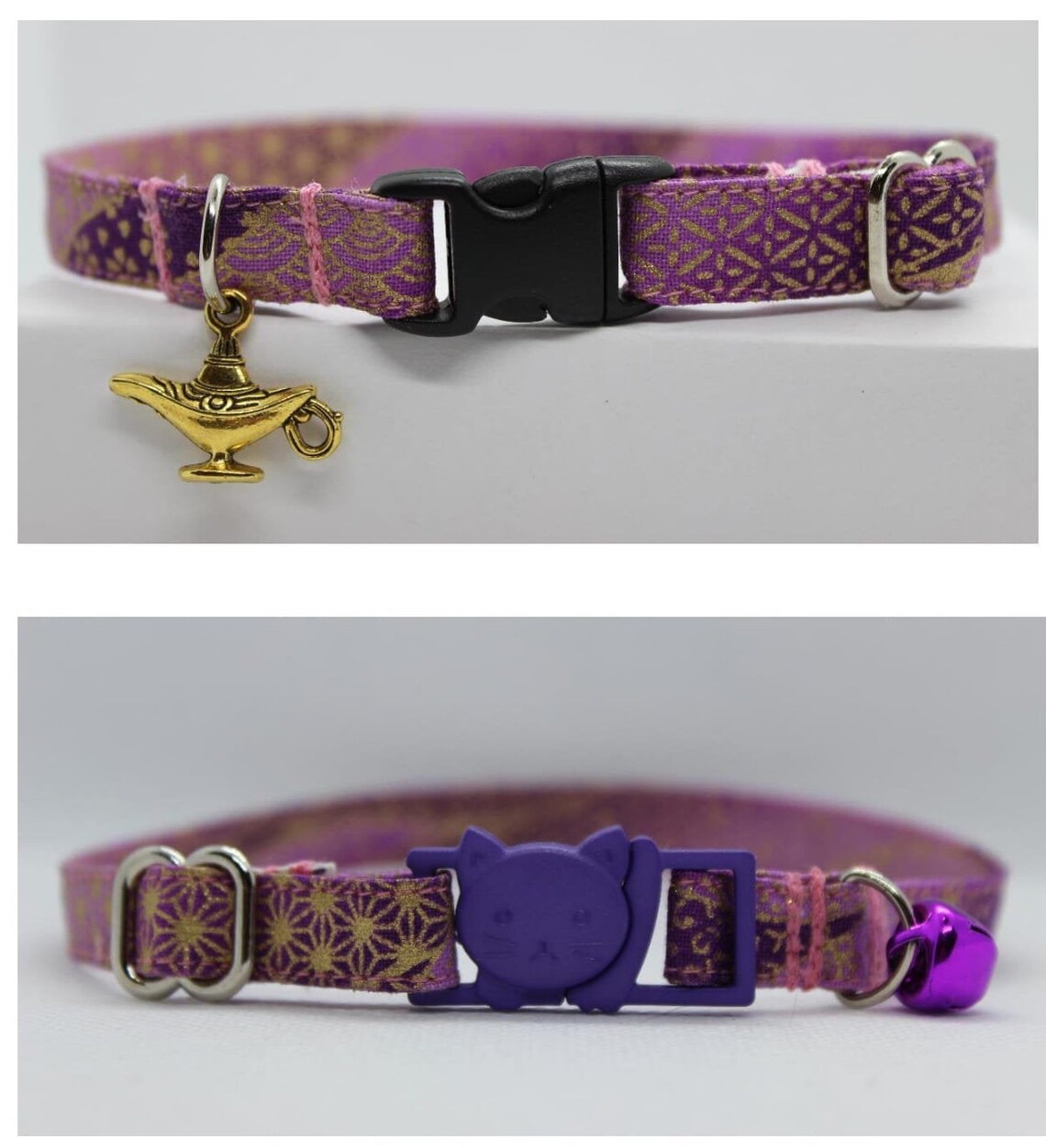 Cat Aladdin Collar Dog Magic Cat Collar Dog Purple Pink Collar | Etsy