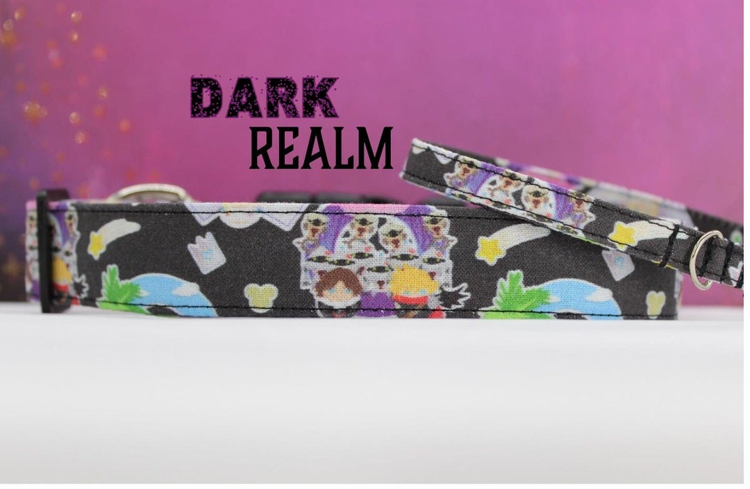 Nerd Dog Collar Kingdom Cat, Dark Heart Dog Collar, Gamer Dog Collar ...