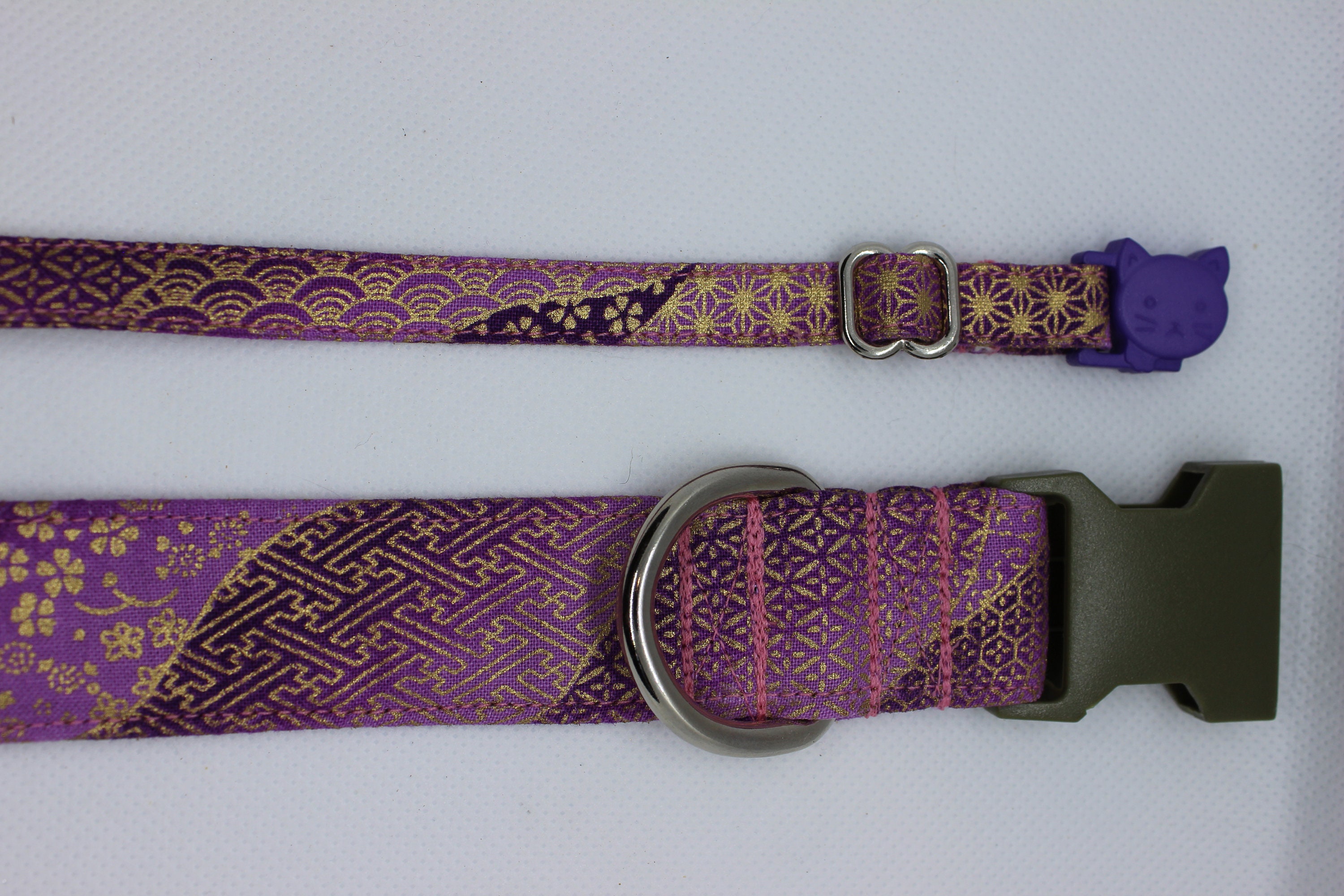 Cat Aladdin Collar Dog Magic Cat Collar Dog Purple Pink Collar Gold Cat ...