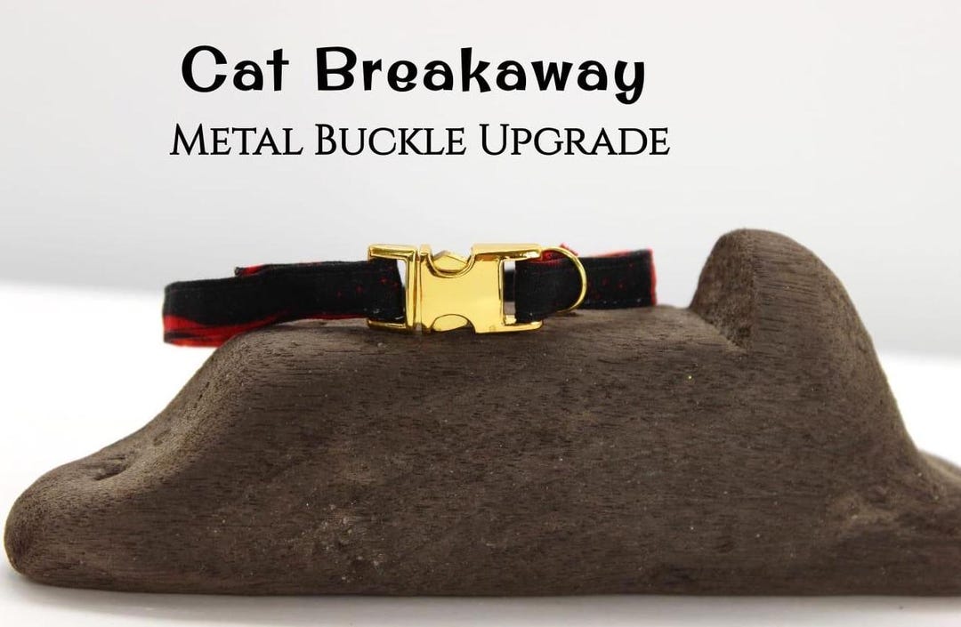 BREAKAWAY Cat Metal Buckle and Hardware Upgrade, Collar Add on ...