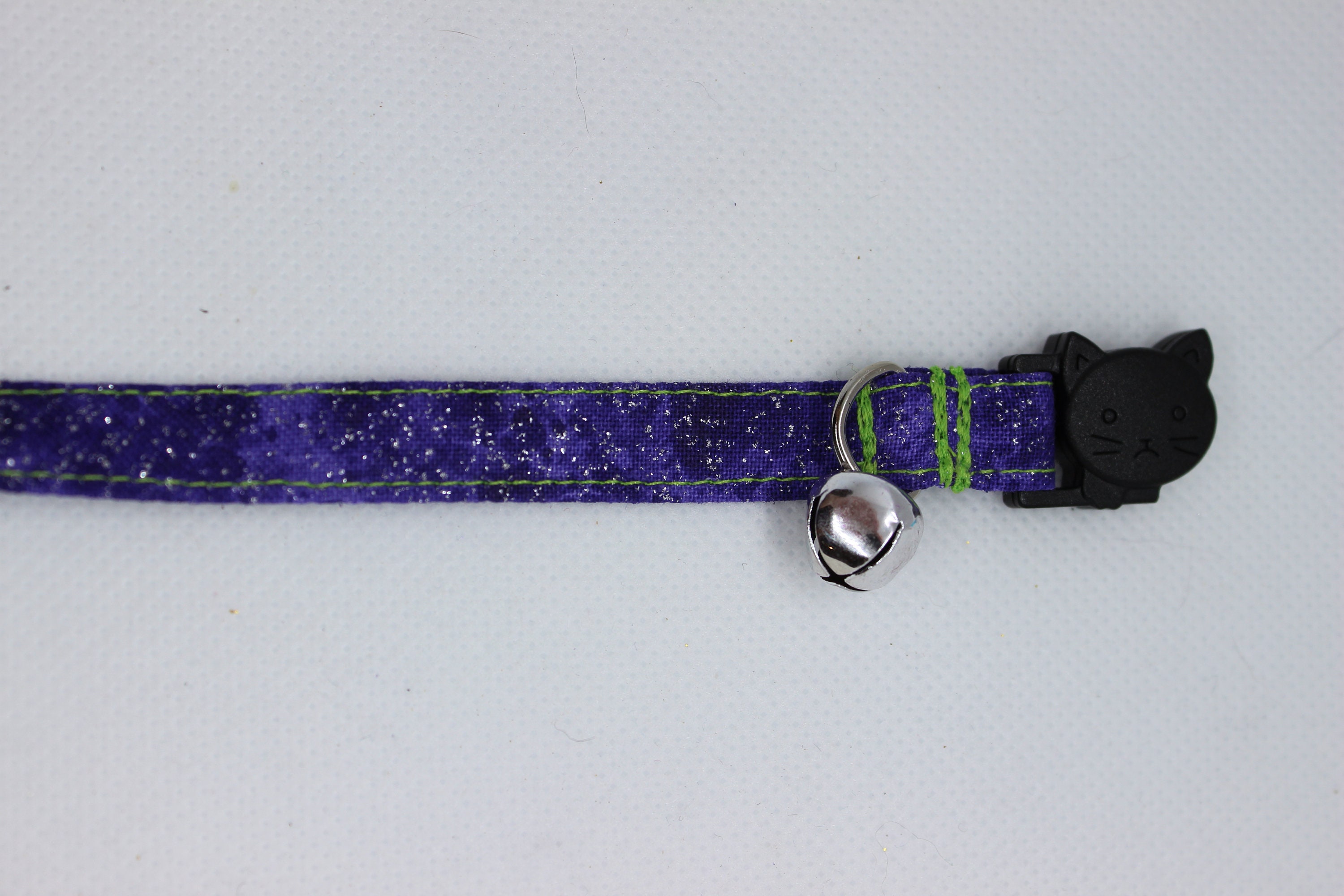 Cat Collar Villain Cat Breakaway Bell Geek Cat Collar Glitter - Etsy.de