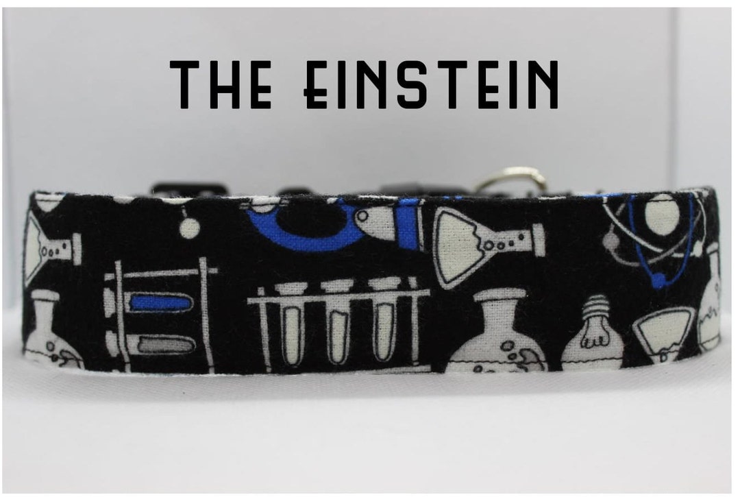 Dog Science Collar Chemistry Dog Geek Collar Smart Dog Nerd Collar ...