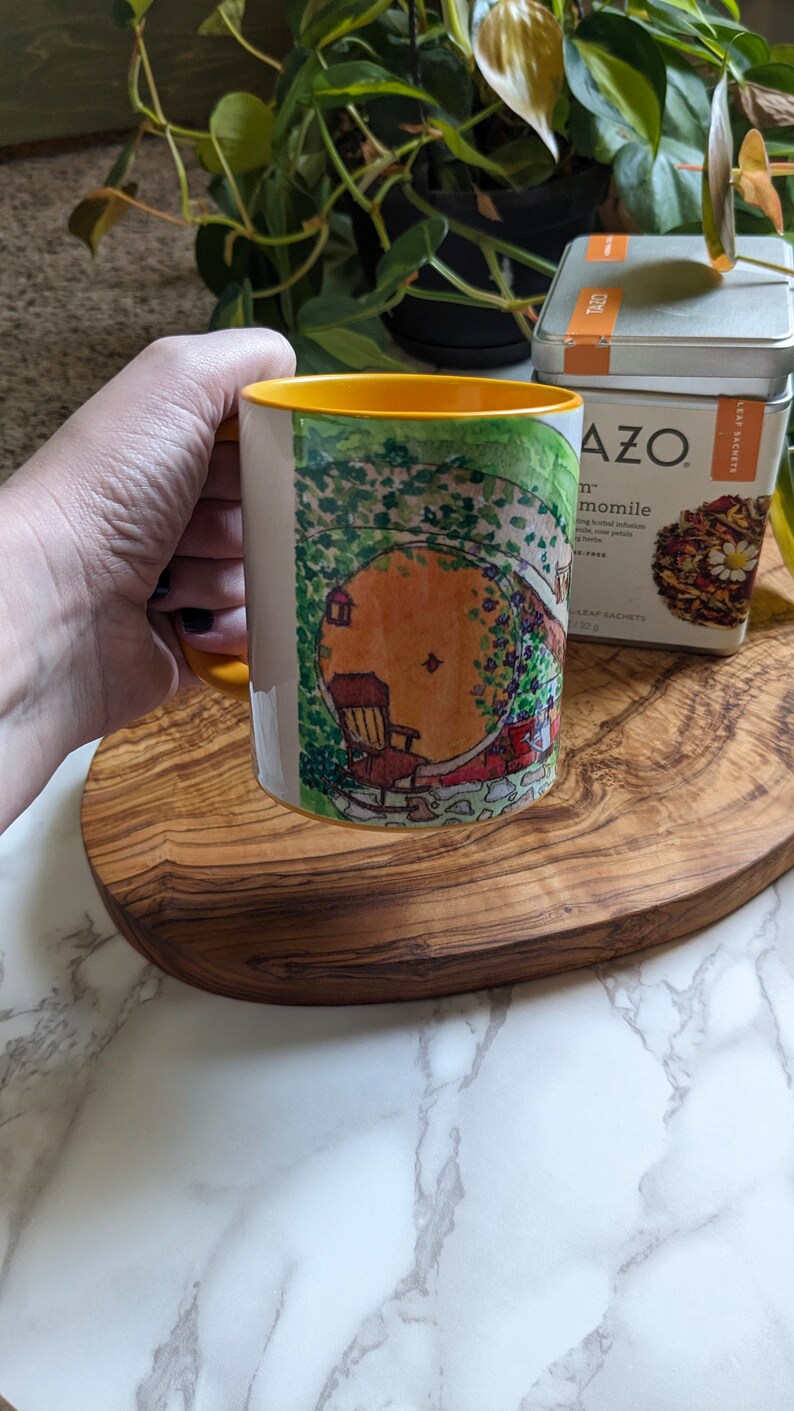 Mug, Samwise Gamgee, Hobbit Hole Ceramic, Original Artwork, Middle ...