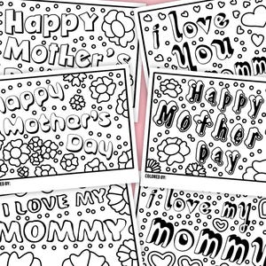 Mother’s Day Coloring Pages for Kids | Printable Mother's Day Activity ...