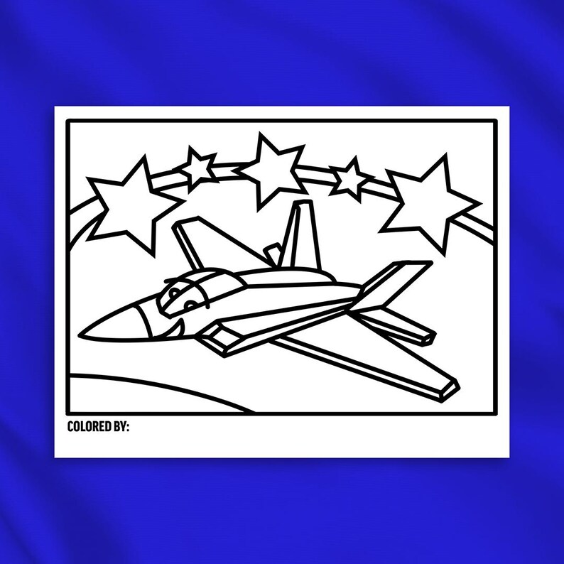Airplanes | Coloring Page | Instant Download | Airplane Kids Coloring ...