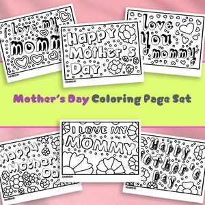 Mother’s Day Coloring Pages for Kids | Printable Mother's Day Activity ...