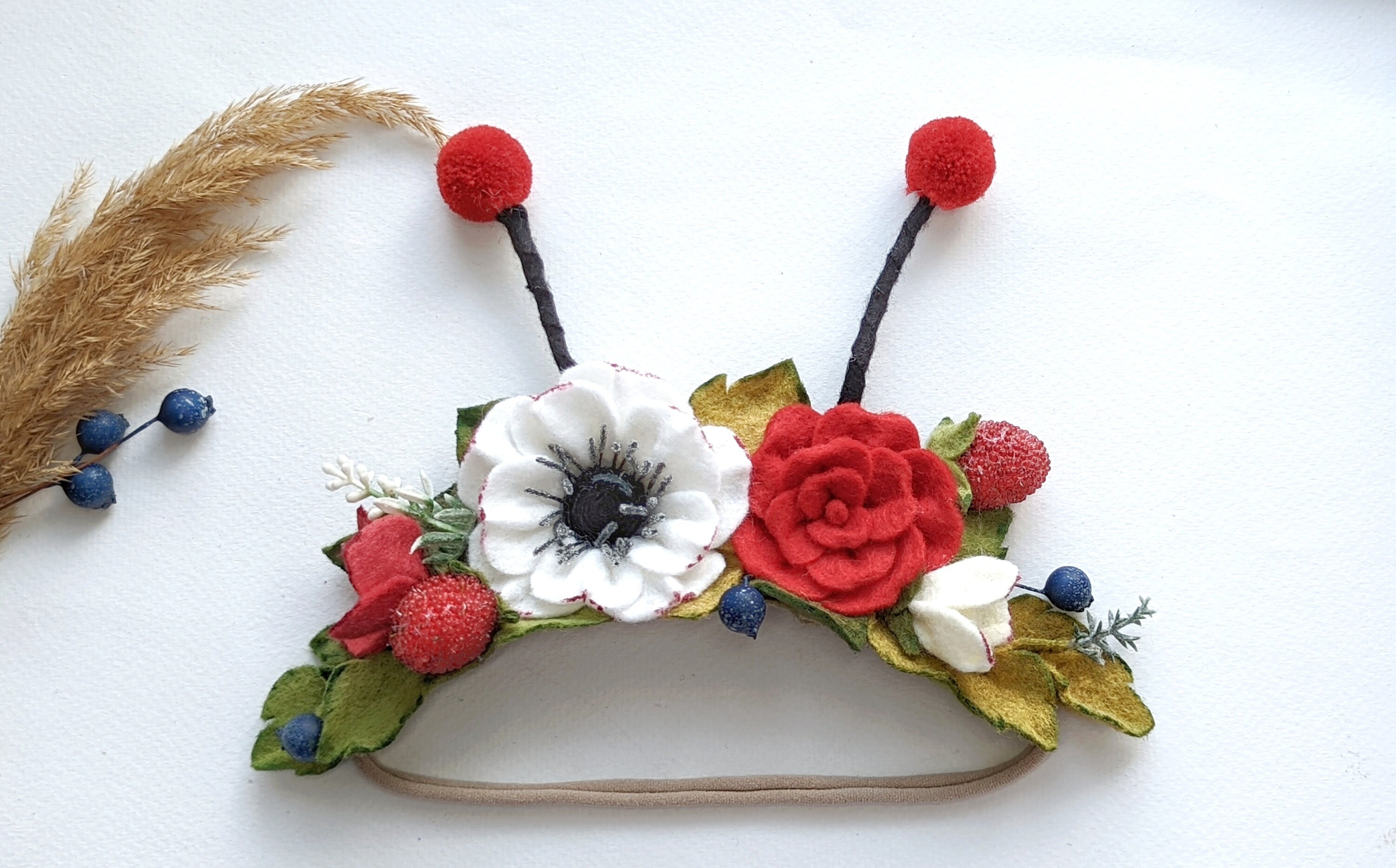 Ladybug Antenna Headband, Ladybug Costume, Ladybug Baby Look, Halloween ...