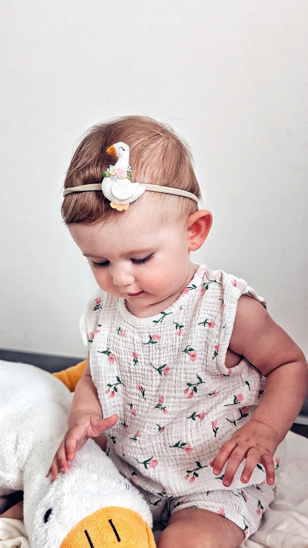 Goose Headband, Goose Hair Accessories, Cottagecore Hair Clip, Farm ...